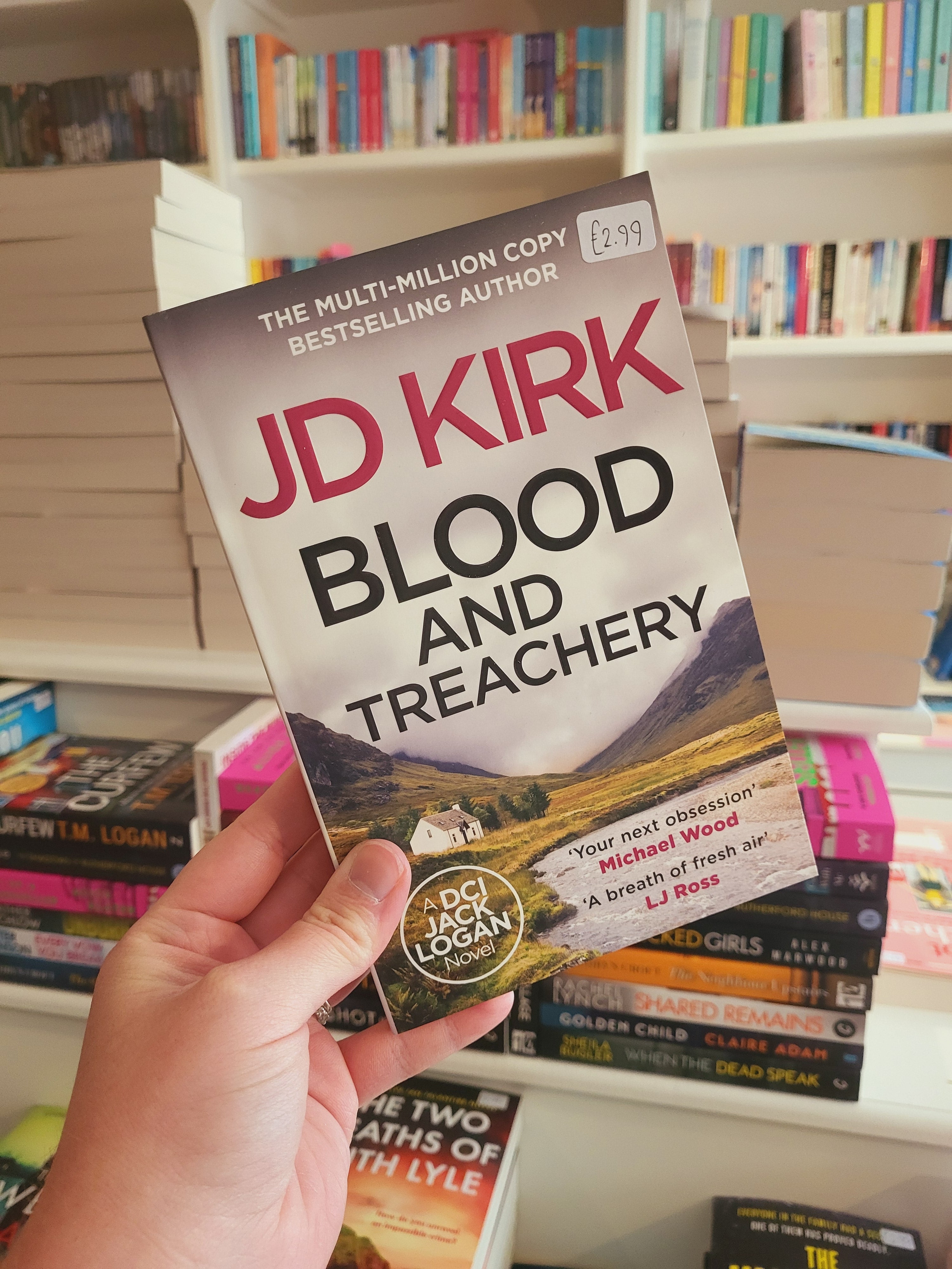 Blood and Treachery - JD Kirk – Foster's Little Book Shop